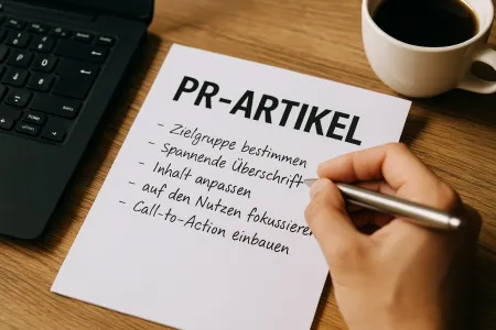 PR-Artikel schreiben & platzieren ᐅ Tipps und Beispiele