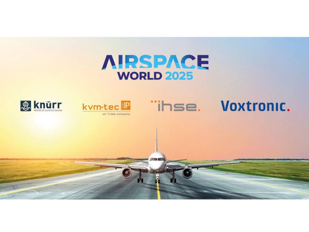 Knürr mit Symbiose für die Luftfahrt: Integrierte Kontrollraumlösungen