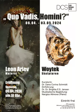Leon Ariev und Woytek stellen in der Contemporary Art Gallery in ...