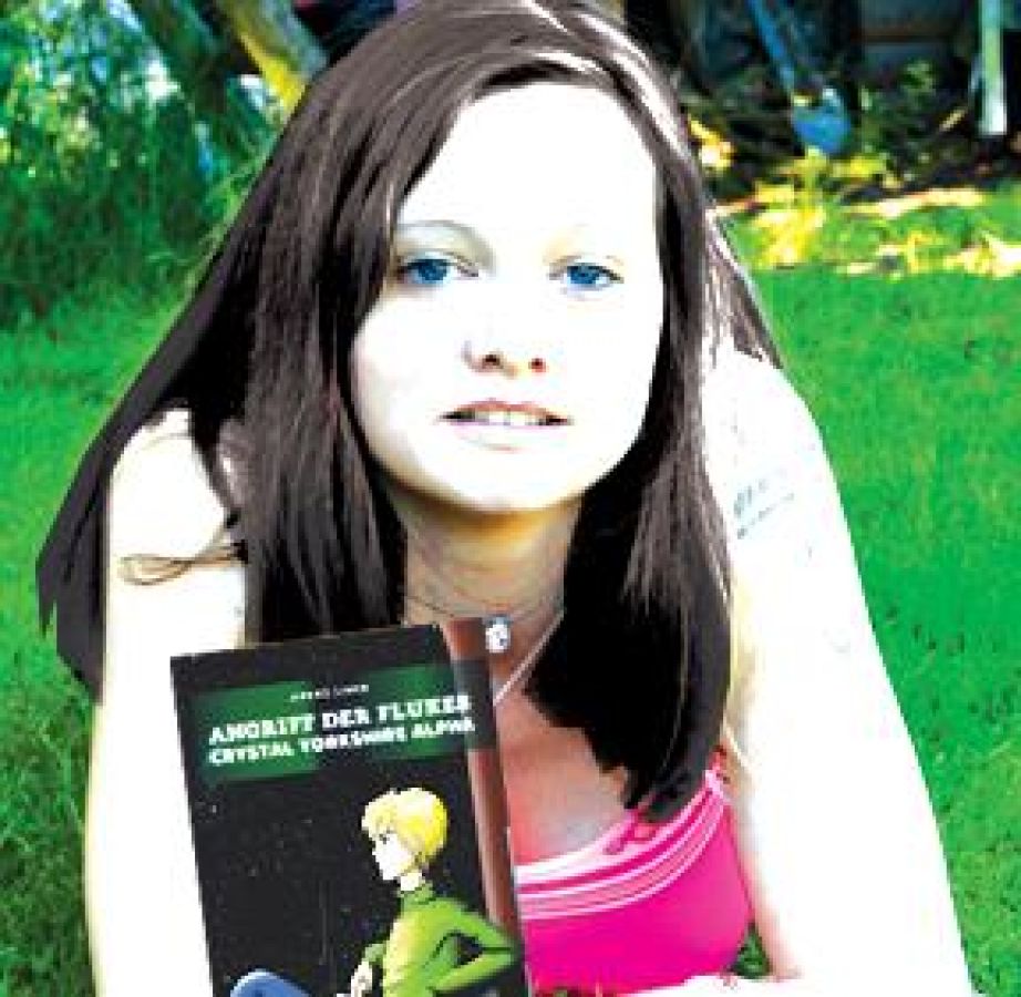 Autorin André Linke auf der Leipziger Buchmesse 2007