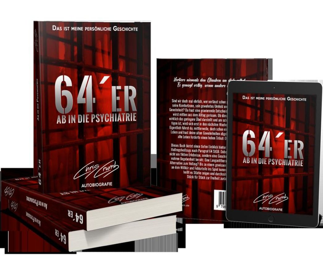 Die Autobiografie „64er: Ab in die Psychiatrie" von Chris Crumb erzählt ...