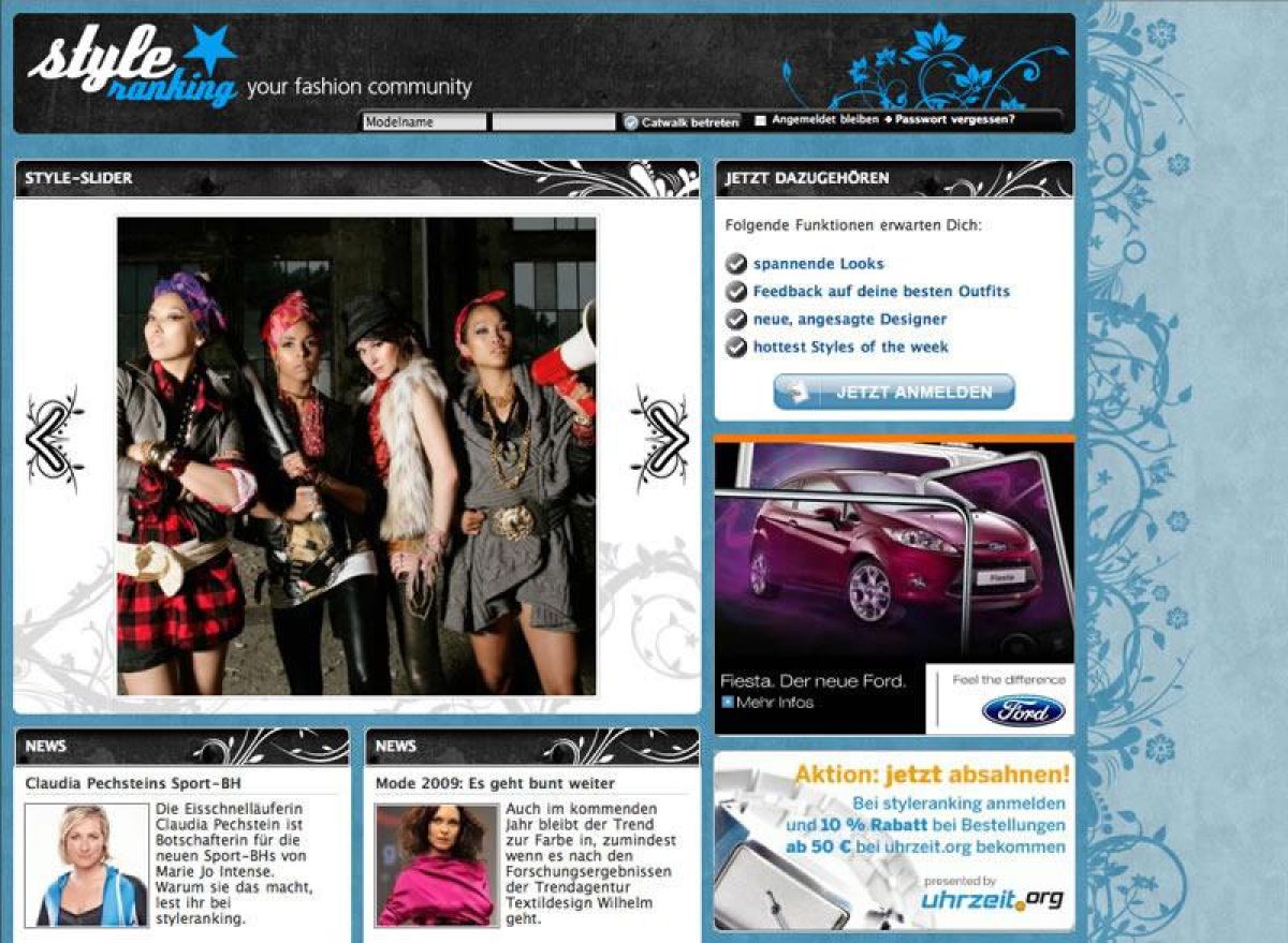 Fashioncommunity styleranking erstrahlt in neuem Look, mit neuen ...