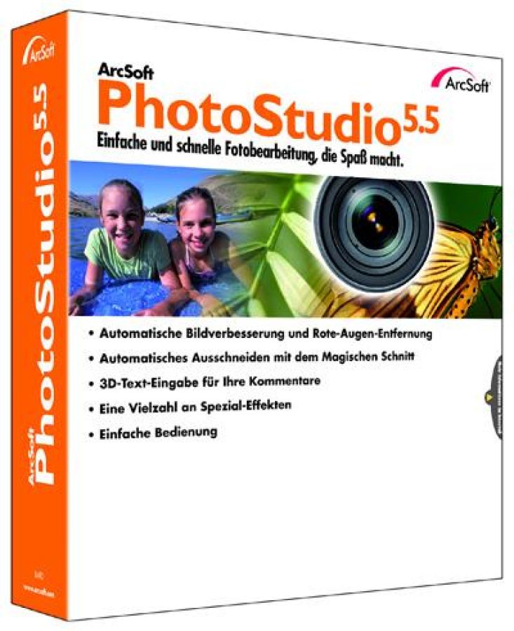 ArcSoft PhotoStudio 5.5: Einfache und schnelle Bildbearbeitung