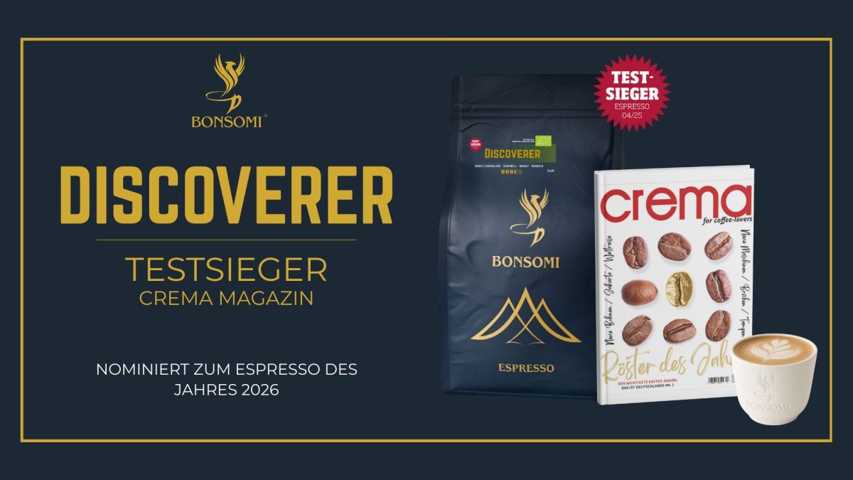 Nominierung Espresso des Jahres [2026] Testsieger Crema Magazin