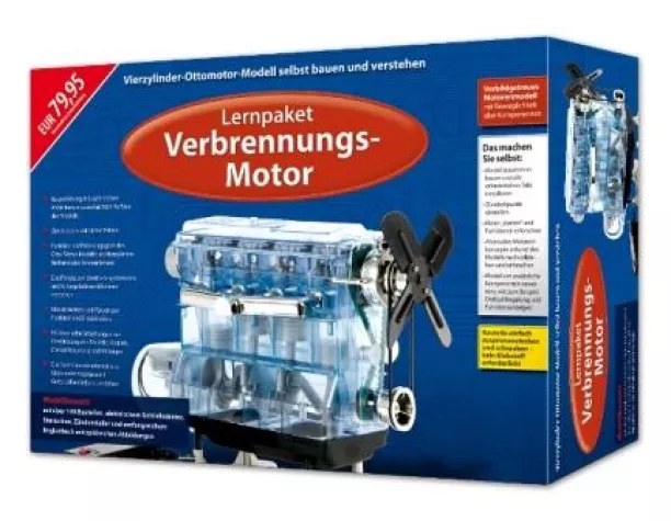 Vierzylinder-Ottomotor selbst bauen mit dem Franzis Lernpaket ...
