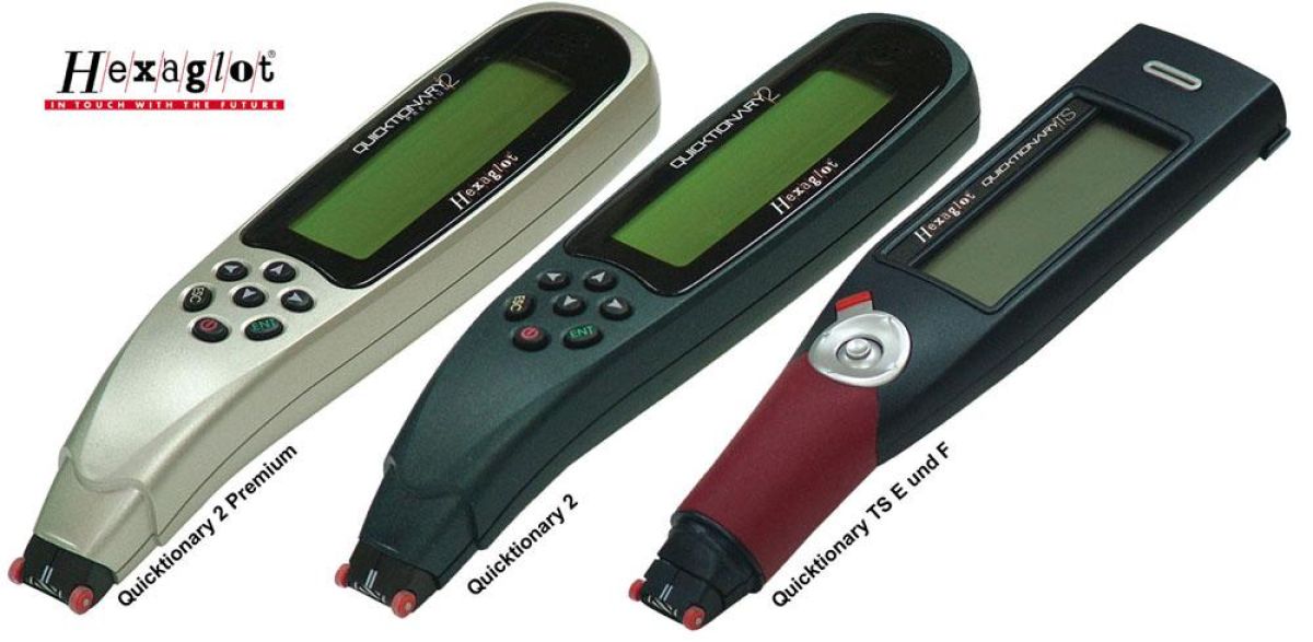 Die QUICKTIONARY Serie von Hexaglot - Scanner und Übersetzer im ...