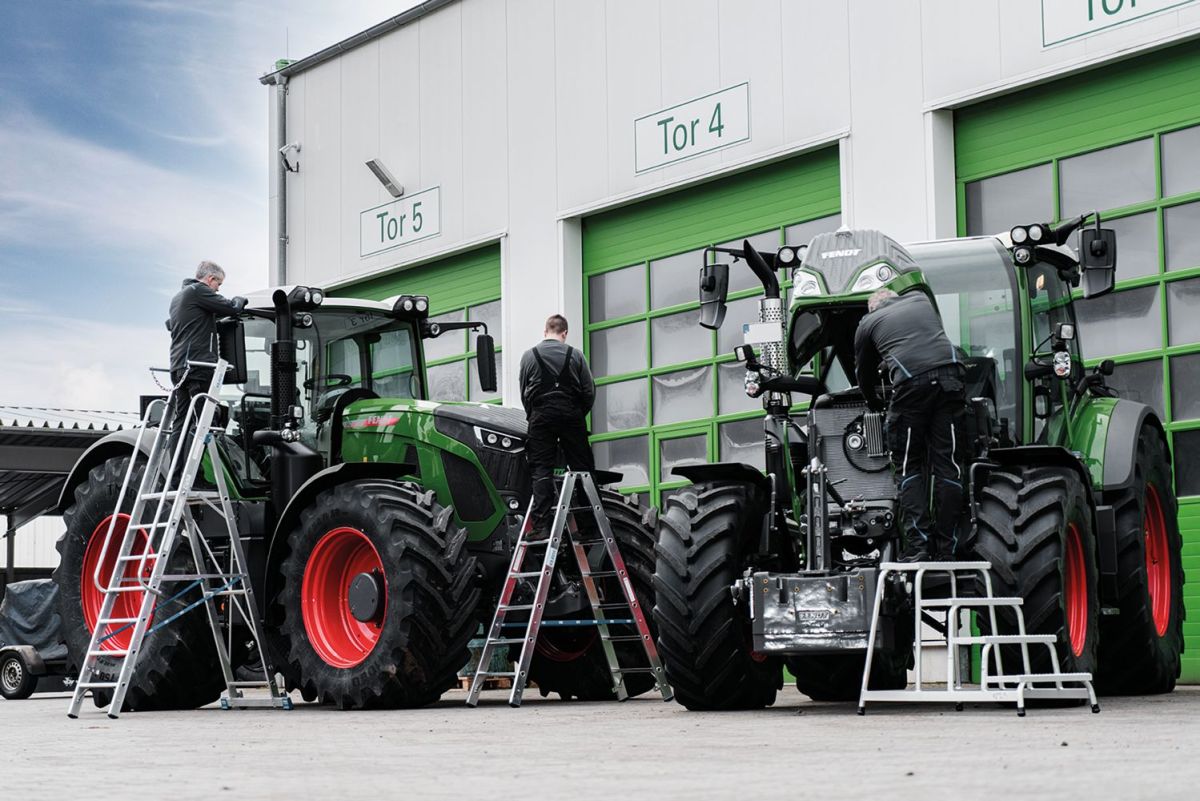 Sicher arbeiten auf Hof, Feld und an der Maschine: Moderne Steigtechnik ...