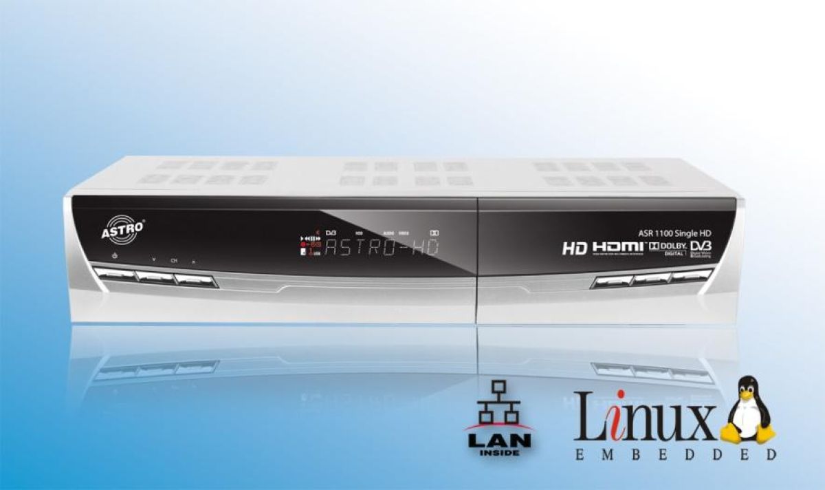 ASTRO präsentiert ASR 1100 Single HD Satelliten-Receiver - openPR