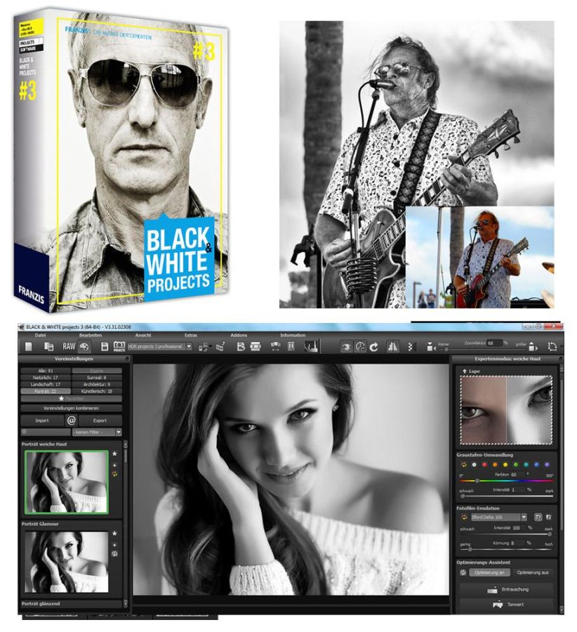 Neues Black & White projects 3 für stimmungsvolle, gefühlsbetonte oder ...