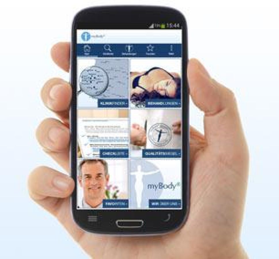 myBody® App für Schönheits-OPs jetzt auch für Android verfügbar