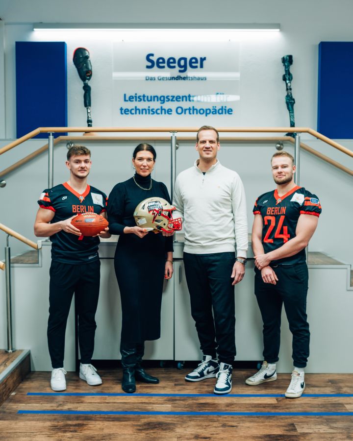 Seeger- Das Gesundheitshaus startet sportliche Partnerschaft mit Berlin Thunder