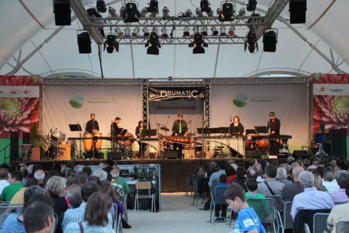DRUMATIC auf der Gartenschau Sigmaringen