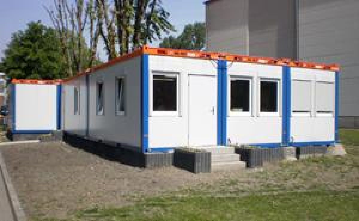 HKL Container als Interimslösung für Werkstatt in Herne