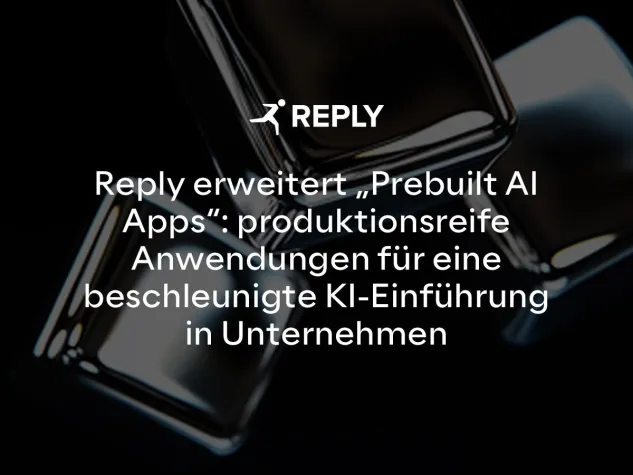 Reply erweitert "Prebuilt AI Apps"