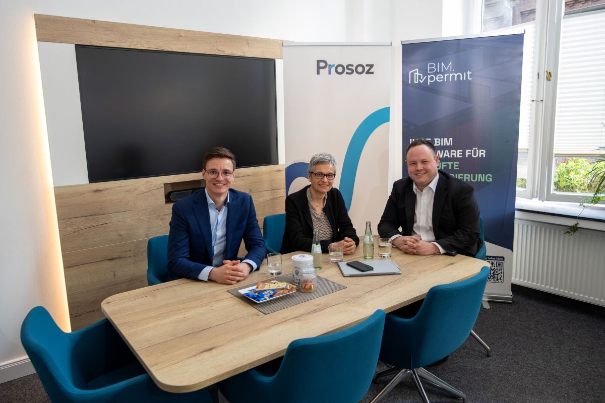 Beschleunigung des digitales Baugenehmigungsverfahrens mit BIM durch Prosoz und VSK Software