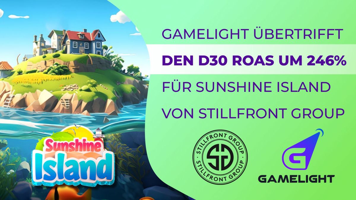 Gamelight übertrifft den D30 ROAS um 246% für Sunshine Island von ...