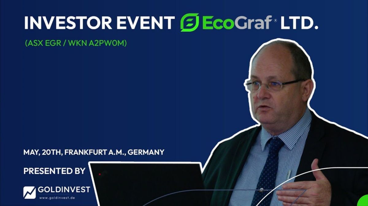 EcoGraf in Frankfurt - MD Andrew Spinks über die Fortschritte seiner ...
