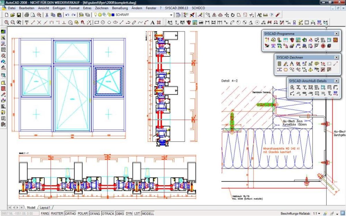 SYSCAD – CAD für den Metallbau mit neuen Funktionen