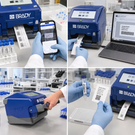 Brady i4311-LAB vereinfacht die Probenkennzeichnung in großen Laboren