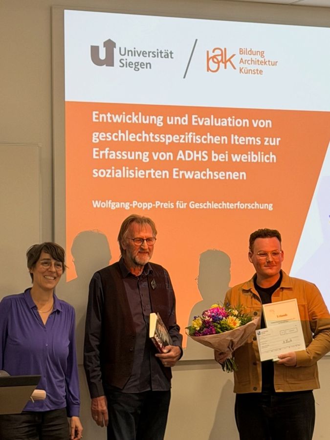 Wolfgang-Popp-Preis für Psychologie-Student Niklas Pütz