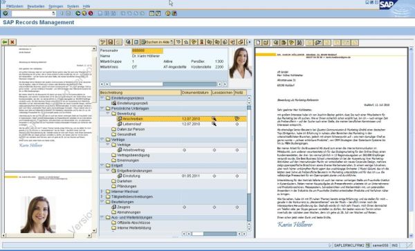 xft personnel file, die digitale Personalakte für SAP, auf der Personal ...