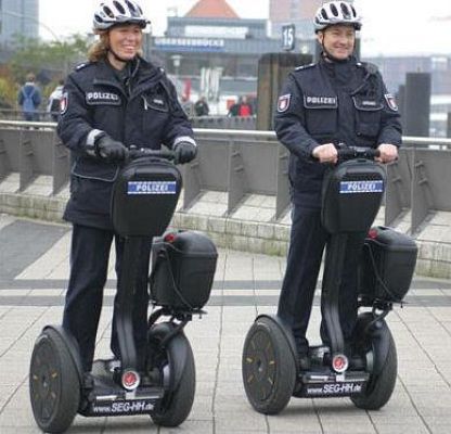 Hamburger Polizei testet Segway - openPR