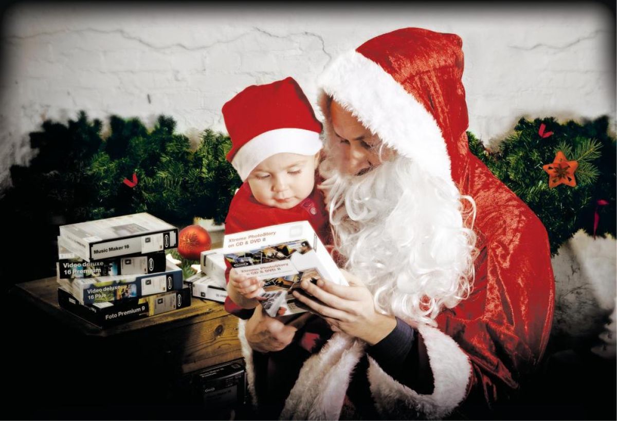 Eine MAGIX-Diashow als Geschenk? Da freut sich nicht nur der Weihnachtsmann