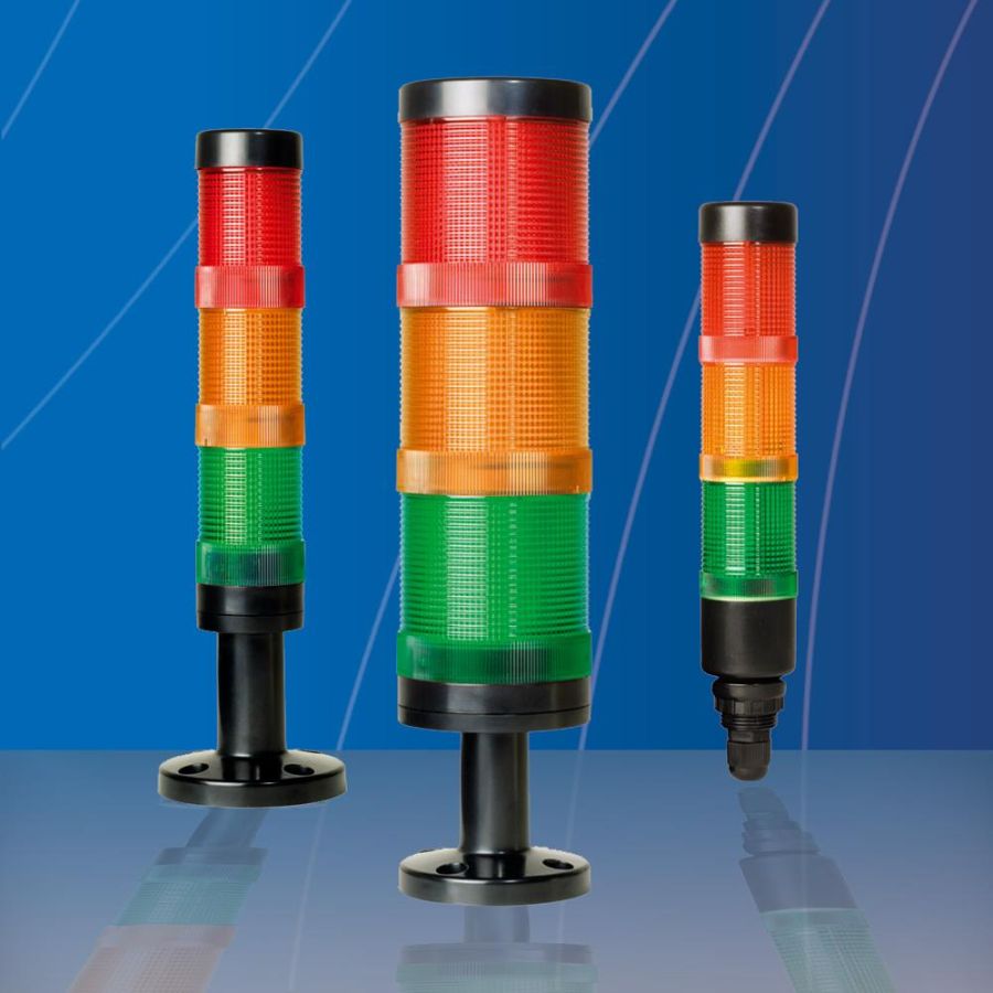 Modulare LED-Signalsäulen mit 24V DC bis 230V AC Betriebsspannung - openPR