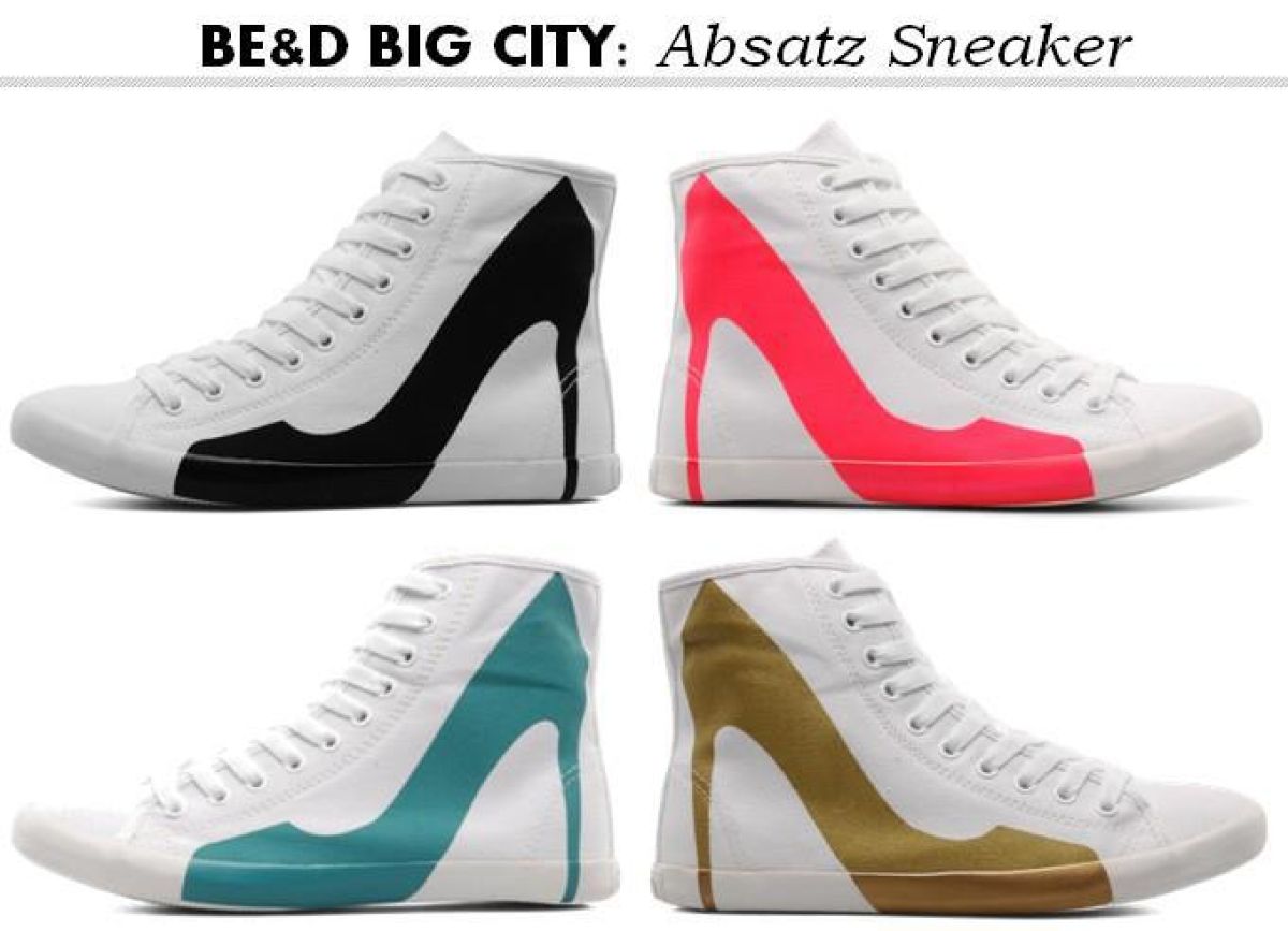 Be&D Big City Sneaker: Komfortable Sneaker mit 13 cm Absatz - openPR