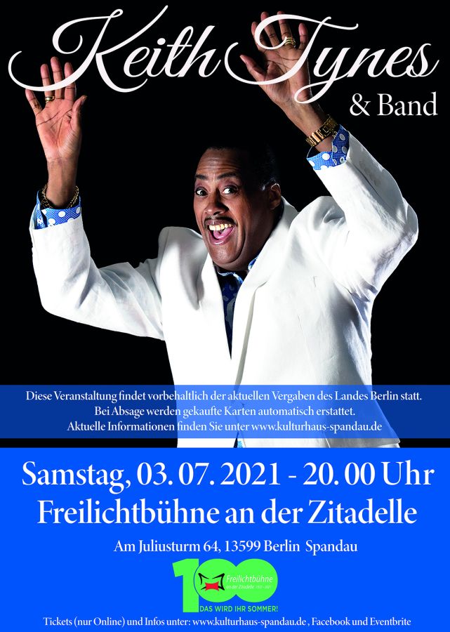 Keith Tynes & Band einziges Gastspiel in Berlin