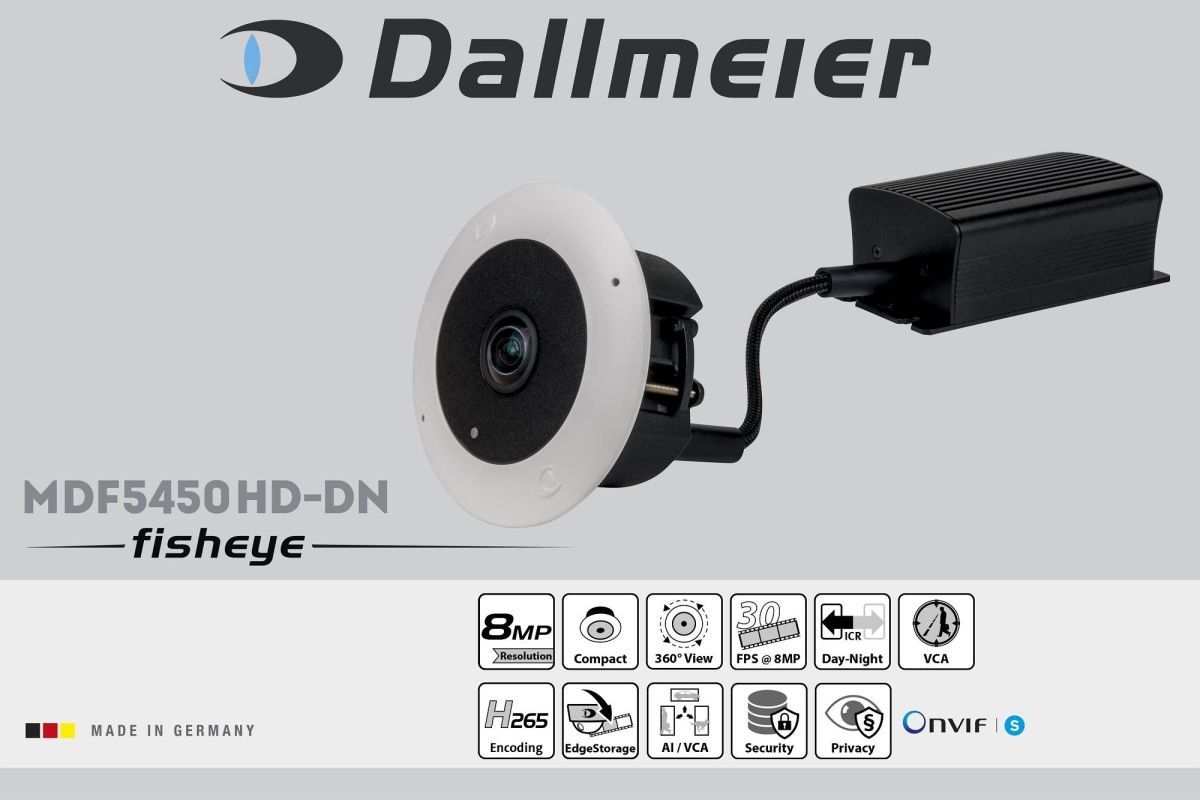 Dallmeiers neue 8MP Fisheye-Kamera vereint KI-unterstützte Objektklassifizierung und H.265 in ...