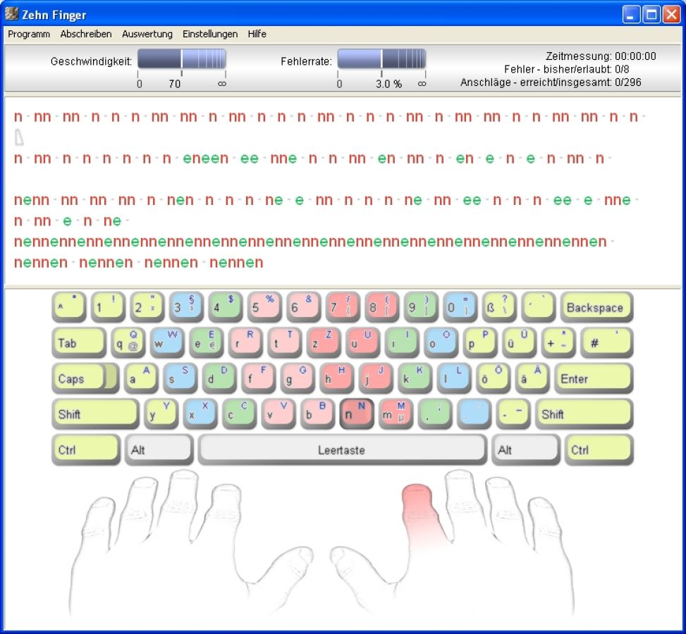 Zehn Finger 5.0: Lernen, wie ein Profi zu tippen