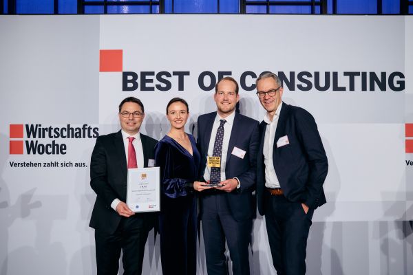 Best of Consulting Award 2022 - 1. Platz in der Kategorie Sonderpreis ...