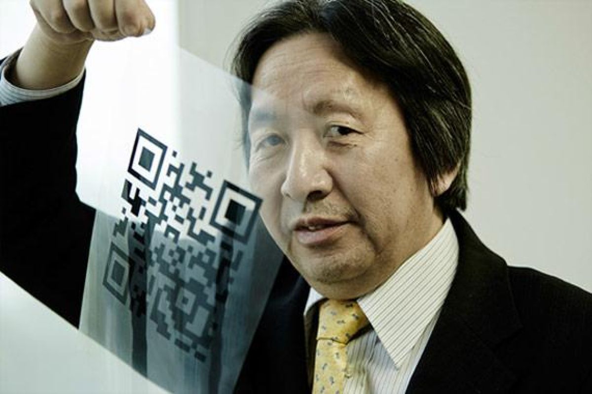 Masahiro Hara, Erfinder des QR-Codes, ist für den europäischen ...