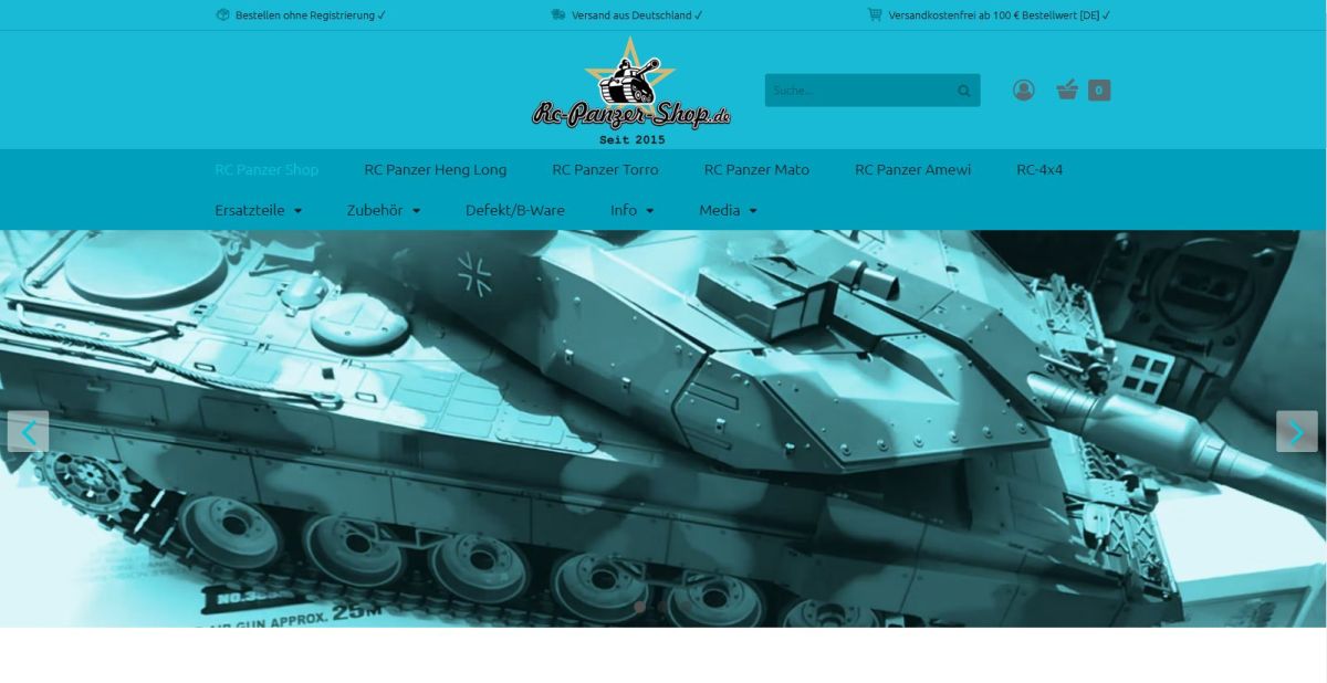 Neue Version V7.0 des Heng Long RC-Panzers Leopard 2A6 erhältlich