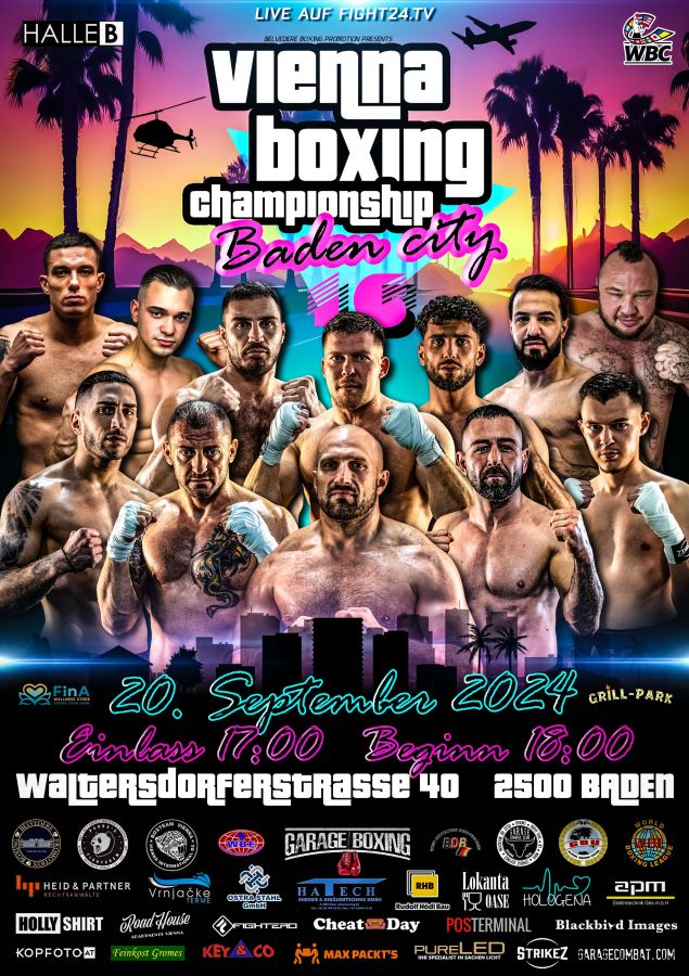 Profi-Boxen in Baden bei Wien – Ein Abend voller Action