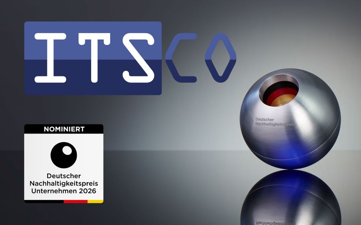 ITSCO als Vorreiter der Transformation für den Deutschen Nachhaltigkeitspreis 2026 nominiert