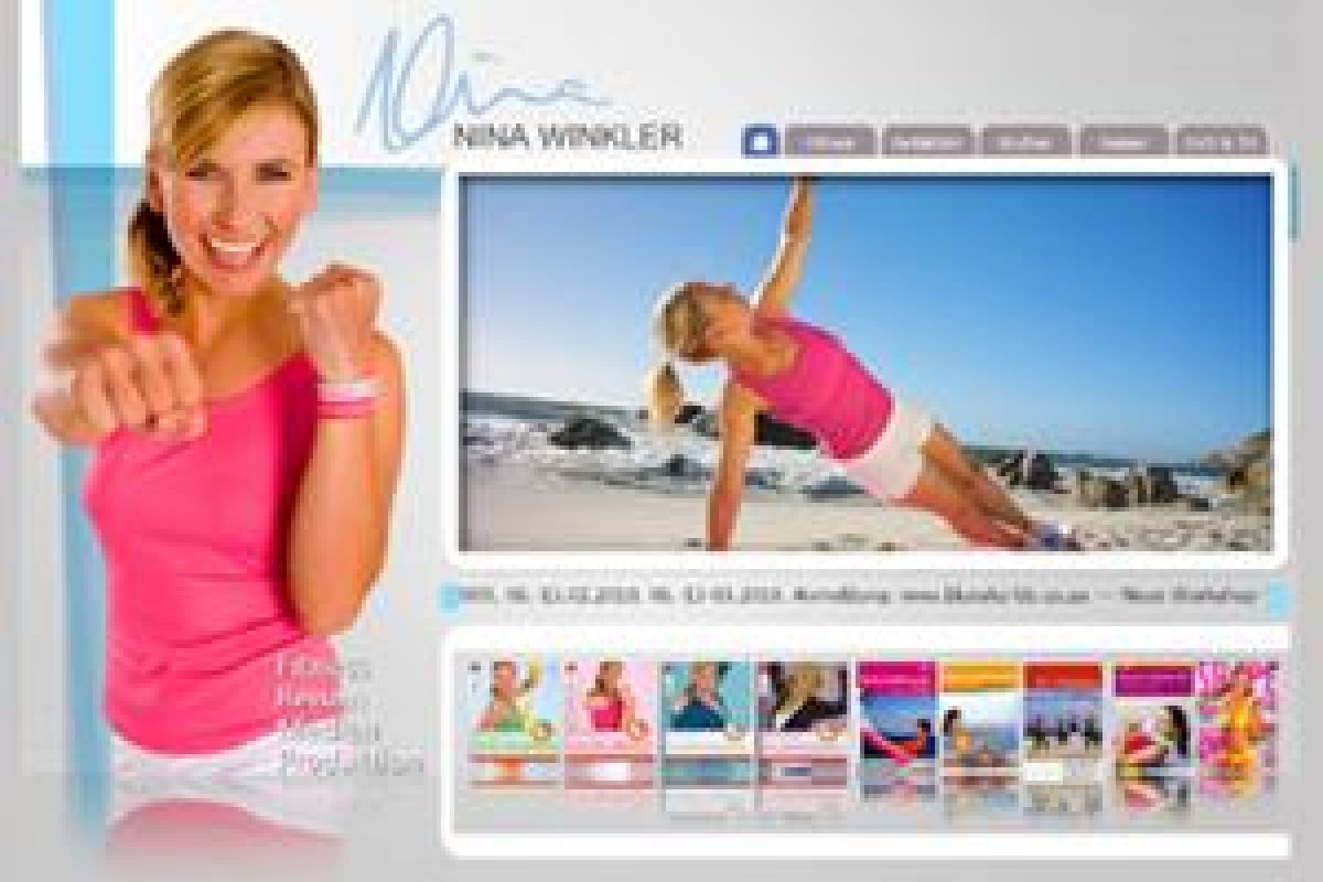 Topfit im Web - Die Fitness-Expertin Nina Winkler mit neuem Webauftritt ...