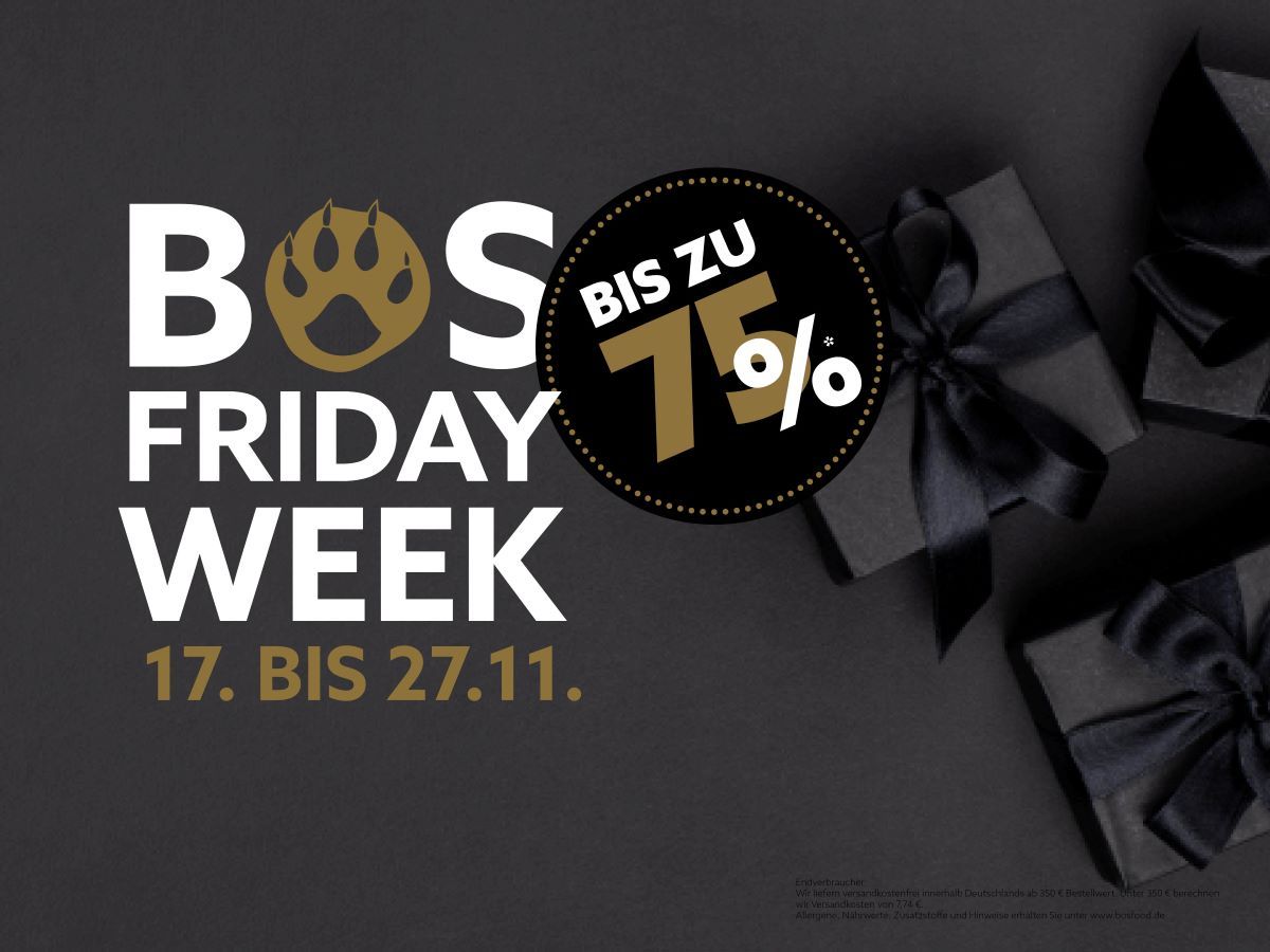 Gourmet-Rabattaktion: BOS FRIDAY lockt mit bis zu 75%* Rabatt