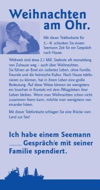 Ehrenpreis der Seemannsmission für Helmuth Ponath, Reederei NSB aus ...