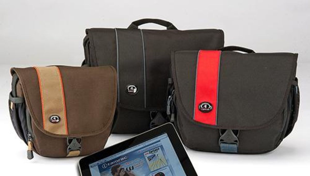 Tamrac Rally 5 – die moderne Schultertasche für DSLR-Kamera & iPad ...