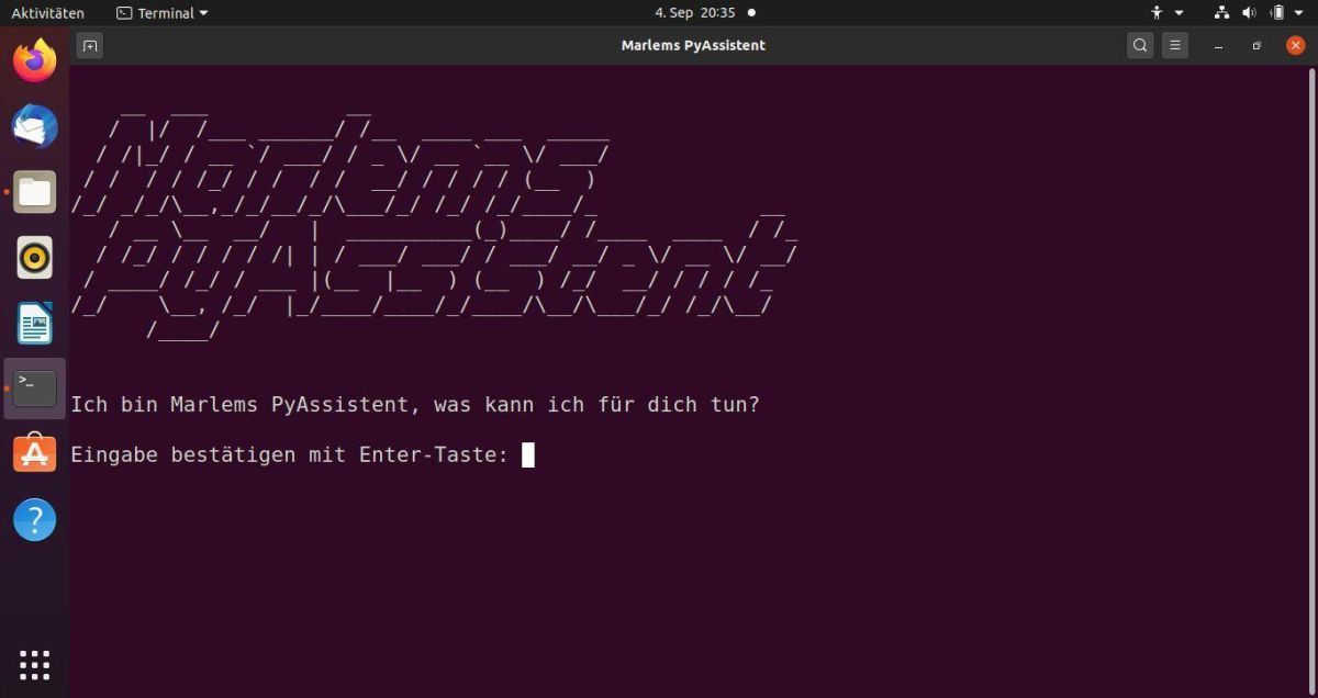 Marlems PyAssistent – eine barrierefreie Python-Software welche Zeit spart beim Bedienen des ...