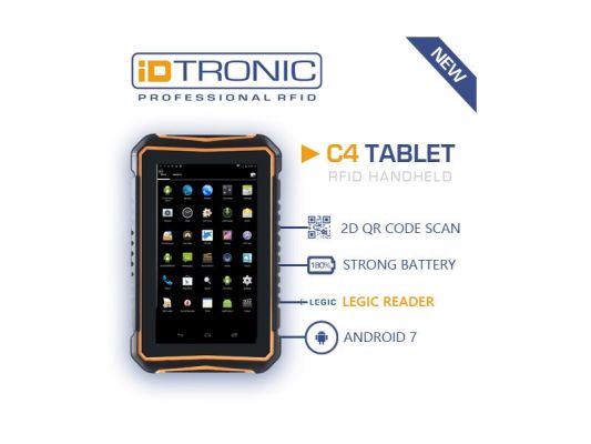 iDTRONICs Handheld Computer C4 Tablet LEGIC: Das erste RFID Tablet mit ...